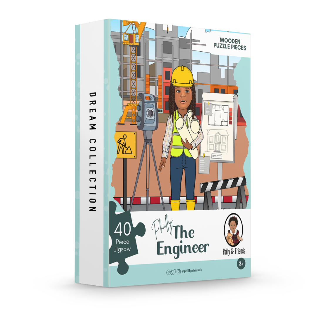 Unlocking Career Dreams: Engineer Wooden Jigsaw Puzzle for Kids – Philly & Friends