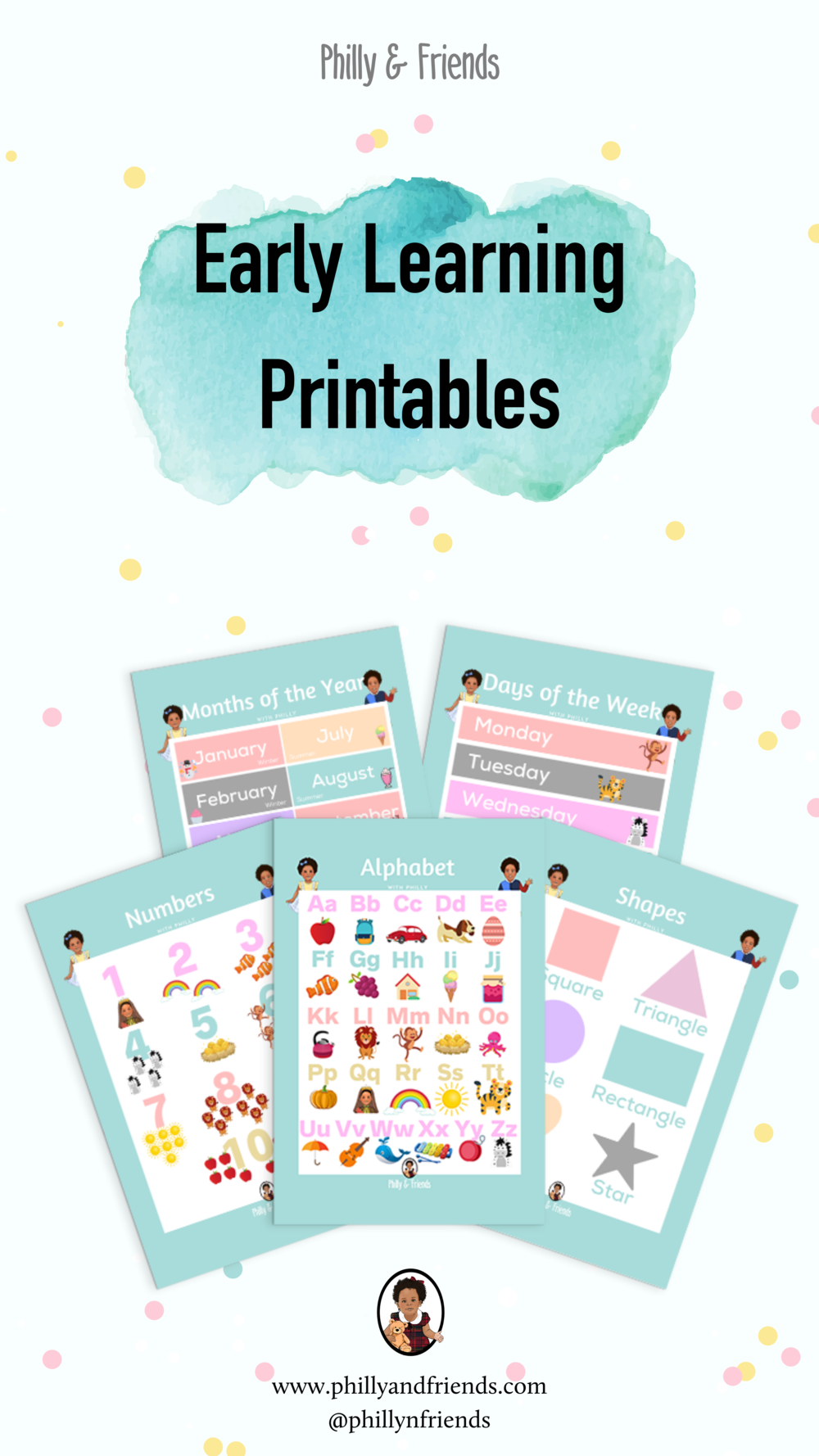 Early Learning Posters | Days of the Week | Months of the Year – Philly ...