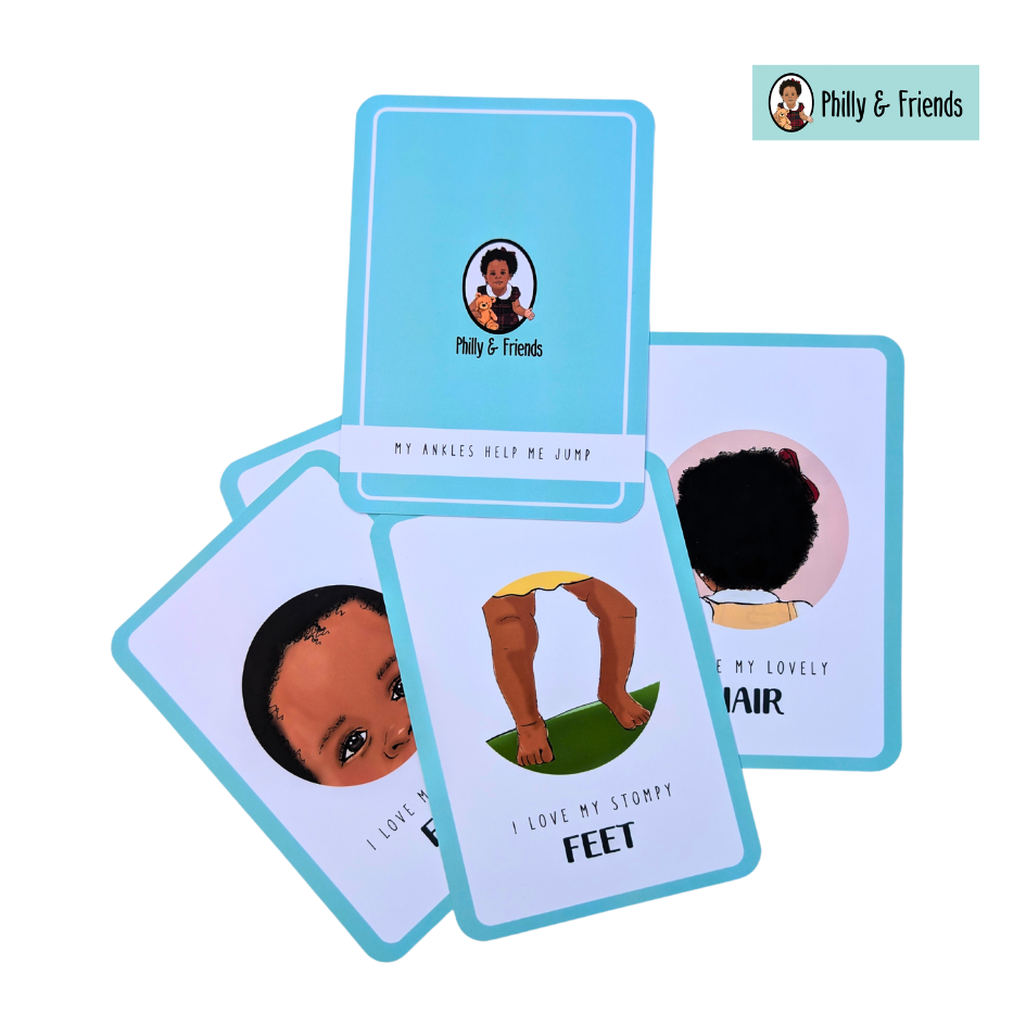 Body Parts Flashcards for Kids | Philly & Friends | Learning Through Play