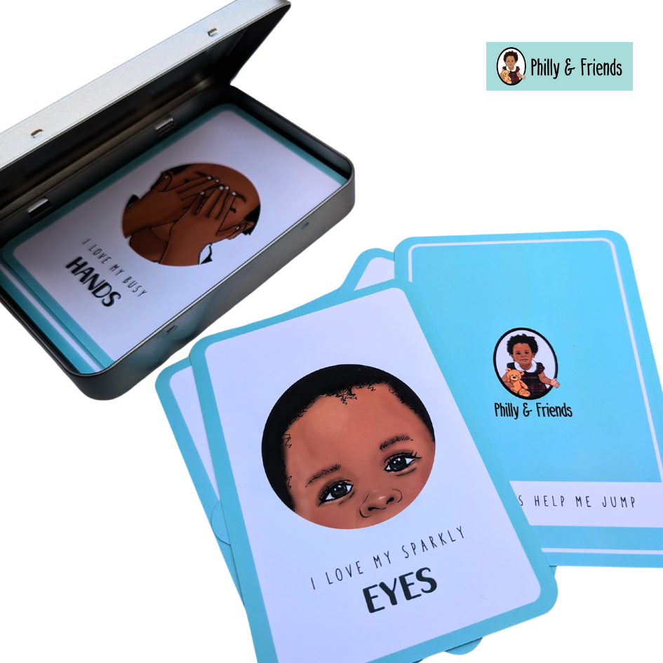 Body Parts Flashcards for Kids | Philly & Friends | Learning Through Play