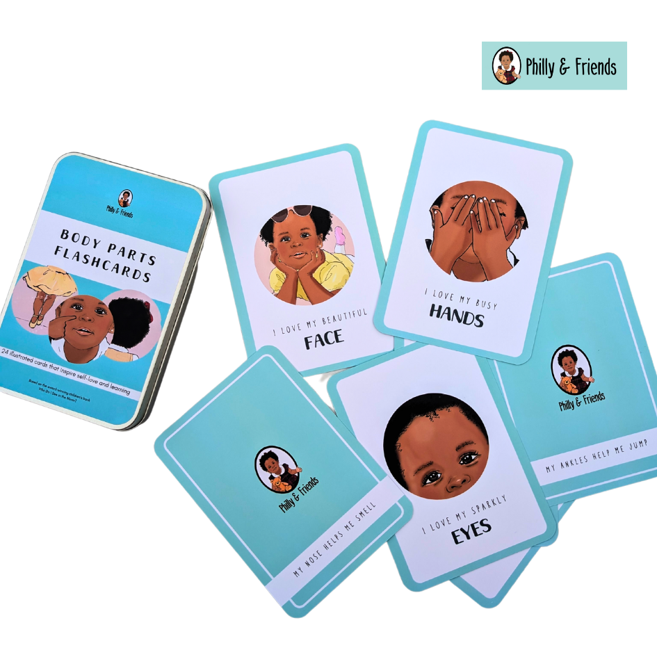 Body Parts Flashcards for Kids | Philly & Friends | Learning Through Play