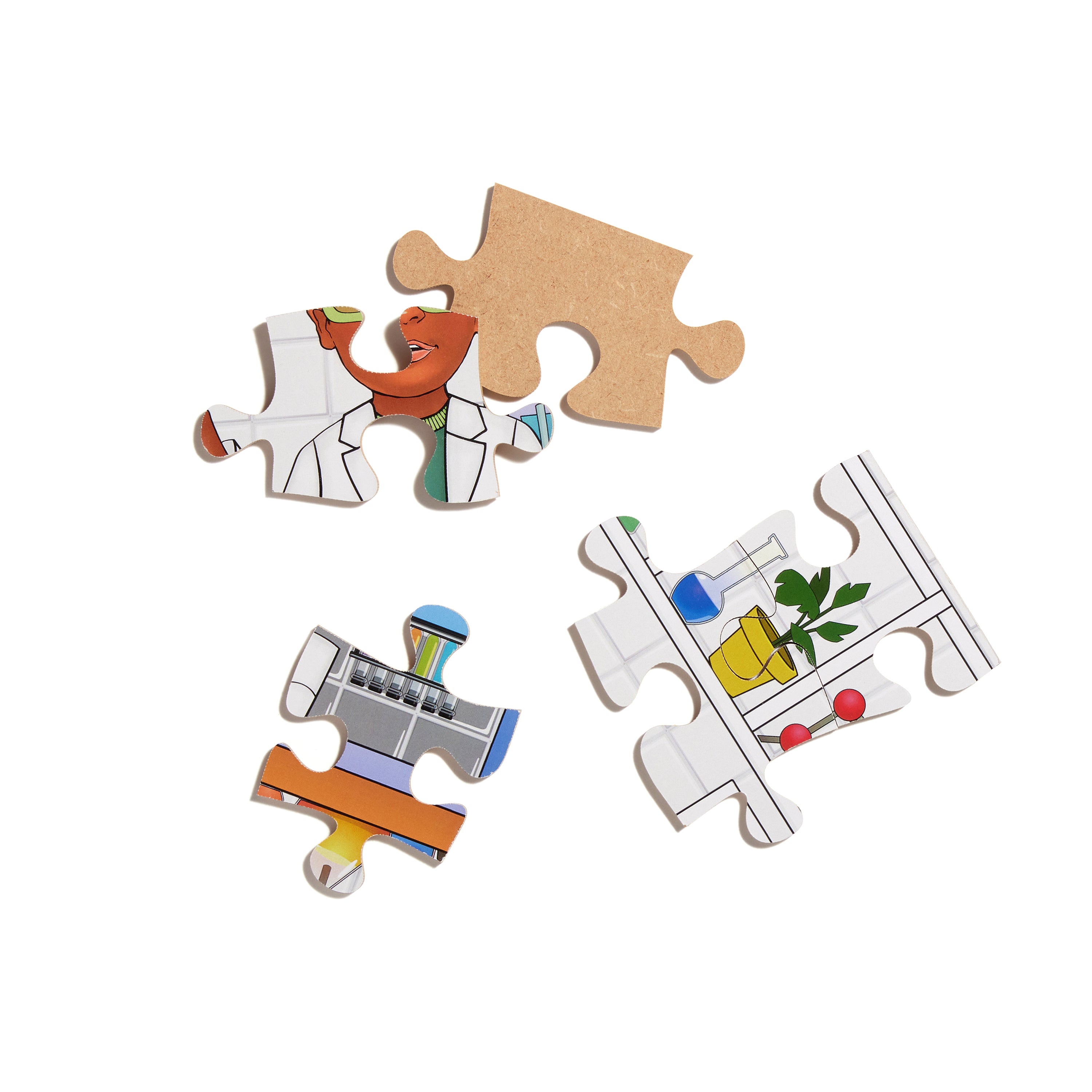 Scientist Wooden Jigsaw Puzzle for Kids | Educational STEM Toys for ...